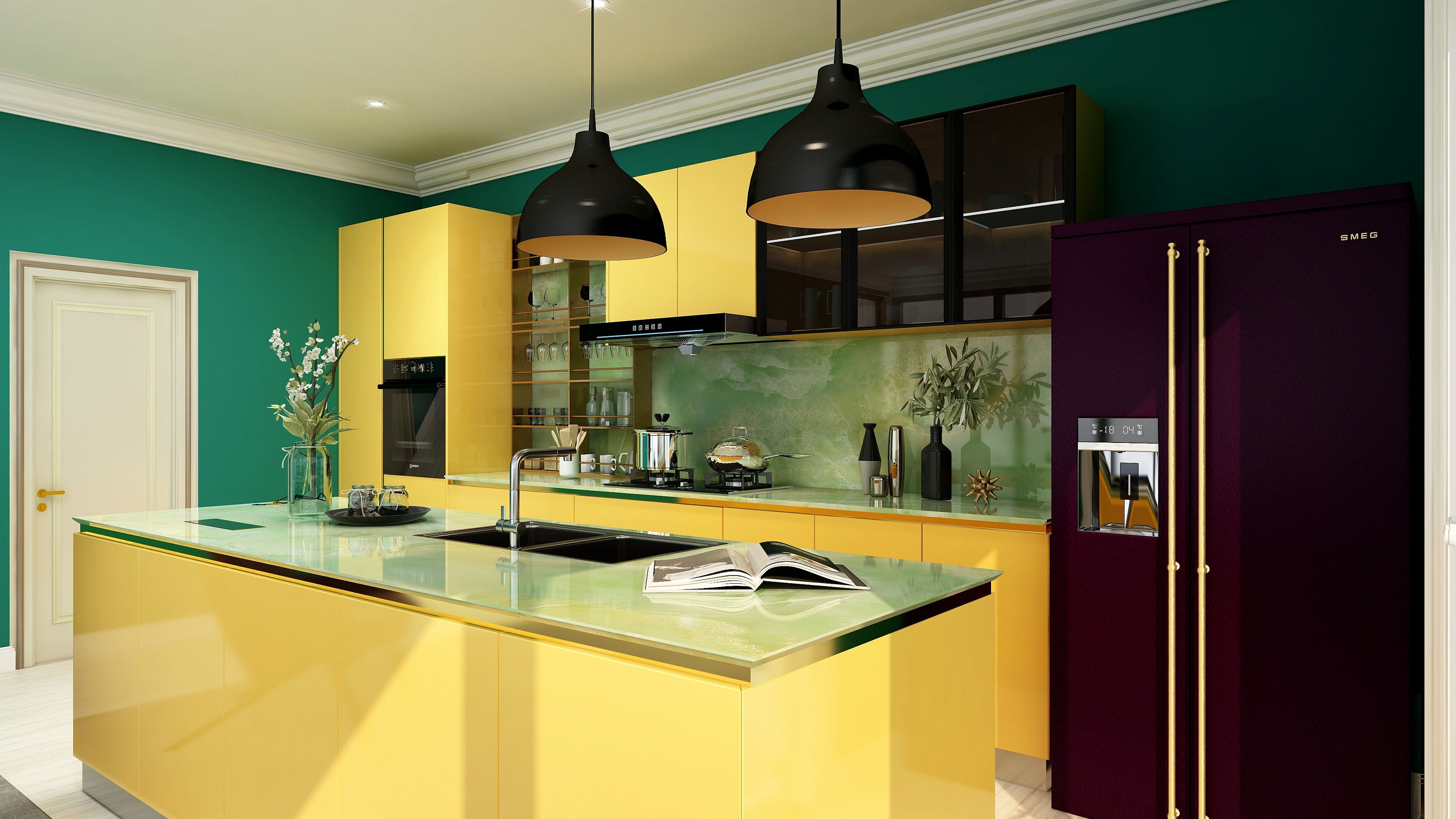 3D Kitchen Visualization,360 Visualization, Kitchen Design, Kitchen ...