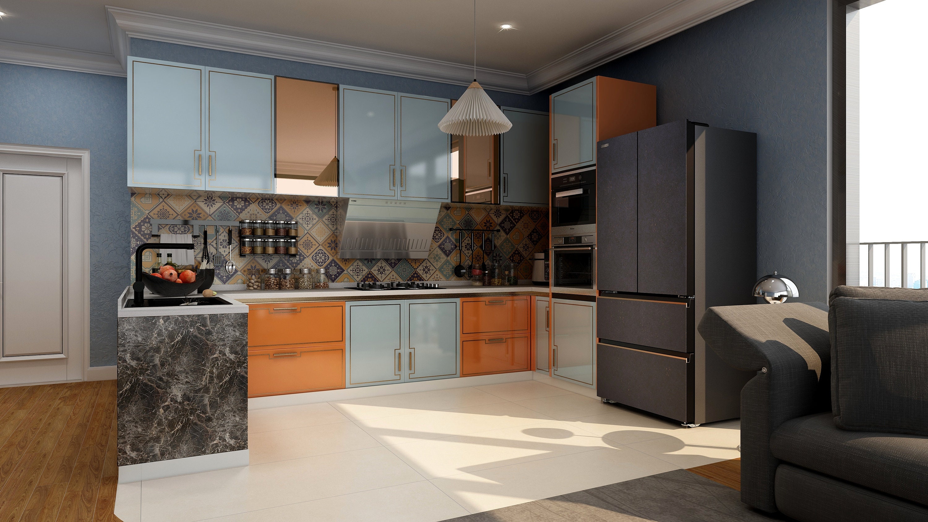 3D Kitchen Visualization,360 Visualization, Kitchen Design, Kitchen ...