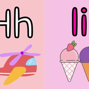 Alphabet for Kids. Upper and Lower Case Letters With Objects. Easily ...