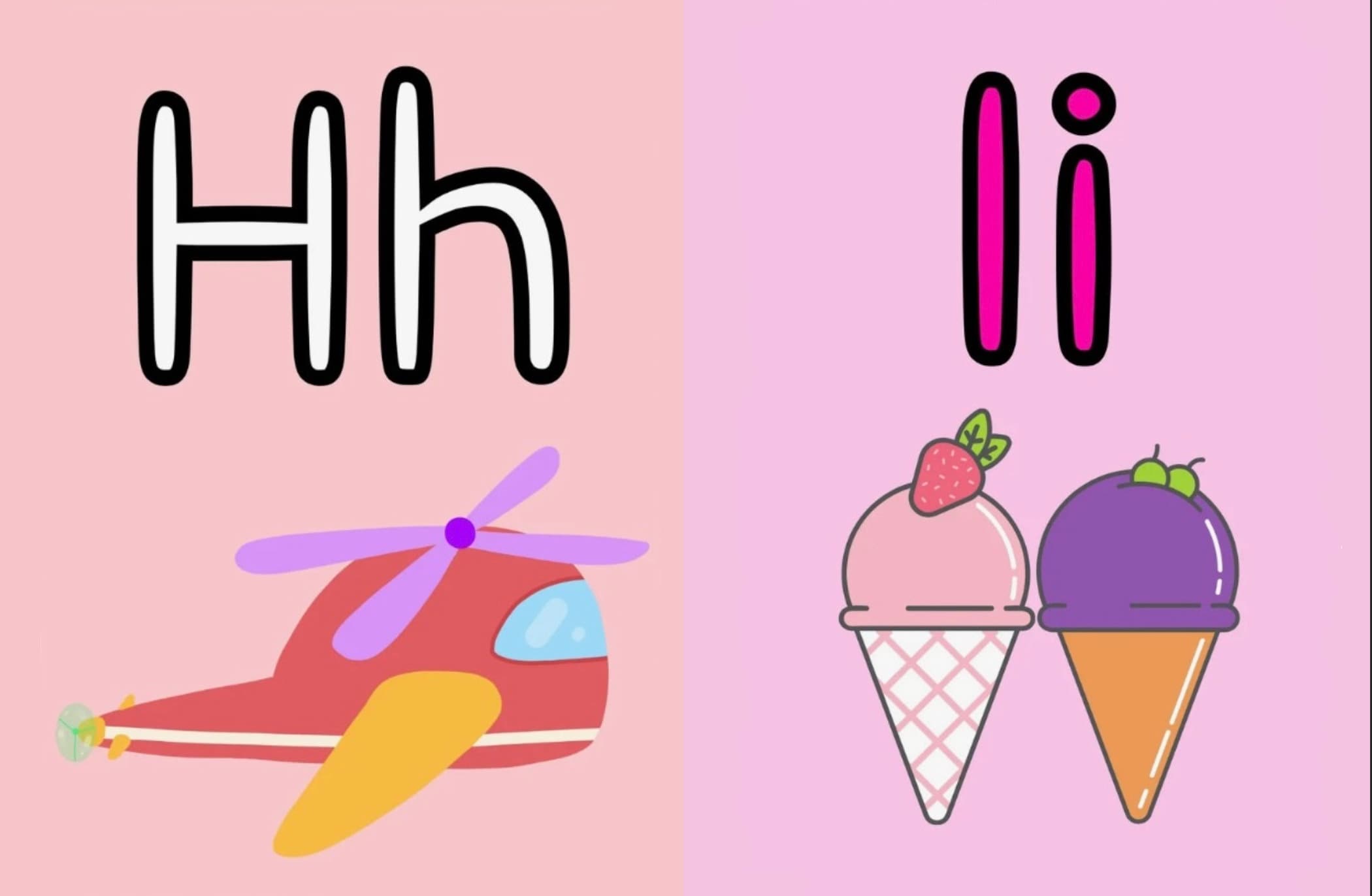 Alphabet for Kids. Upper and Lower Case Letters With Objects. Easily ...