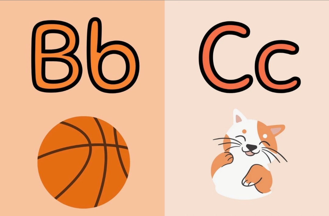 Alphabet for Kids. Upper and Lower Case Letters With Objects. Easily ...