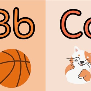 Alphabet for Kids. Upper and Lower Case Letters With Objects. Easily ...