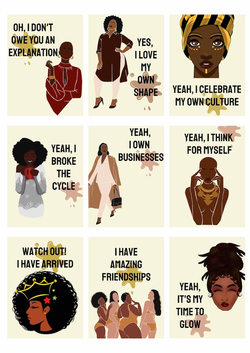 Affirmation Stickers, Clip Art or Cards for Digital Planners ...