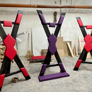 St. Andrew's BDSM Cross With Footrest. Adult Furniture for the Play ...
