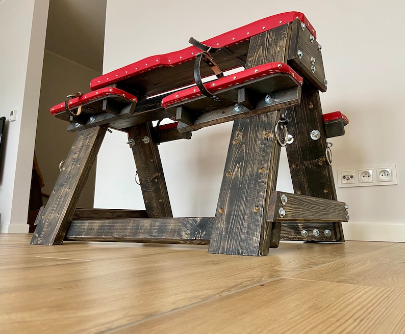 Sturdy BDSM Bench for Dungeons and Adult Games, Many Adjustment Options ...