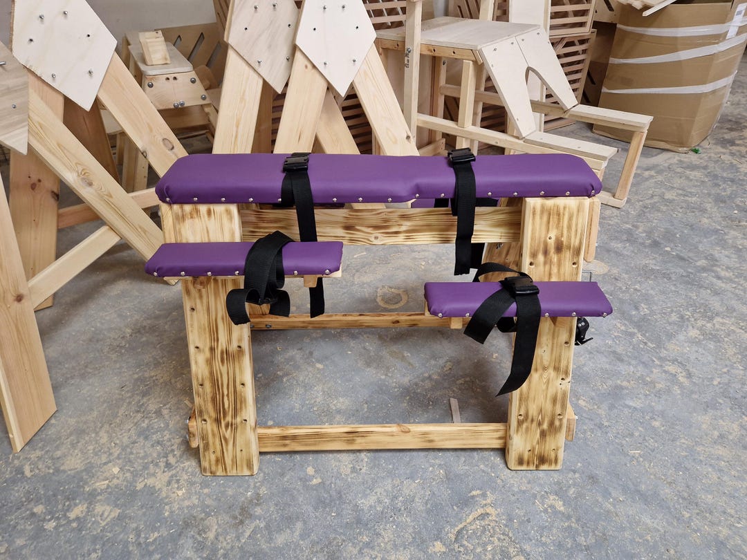 Sturdy BDSM Bench for Dungeons and Adult Games, Many Adjustment Options ...