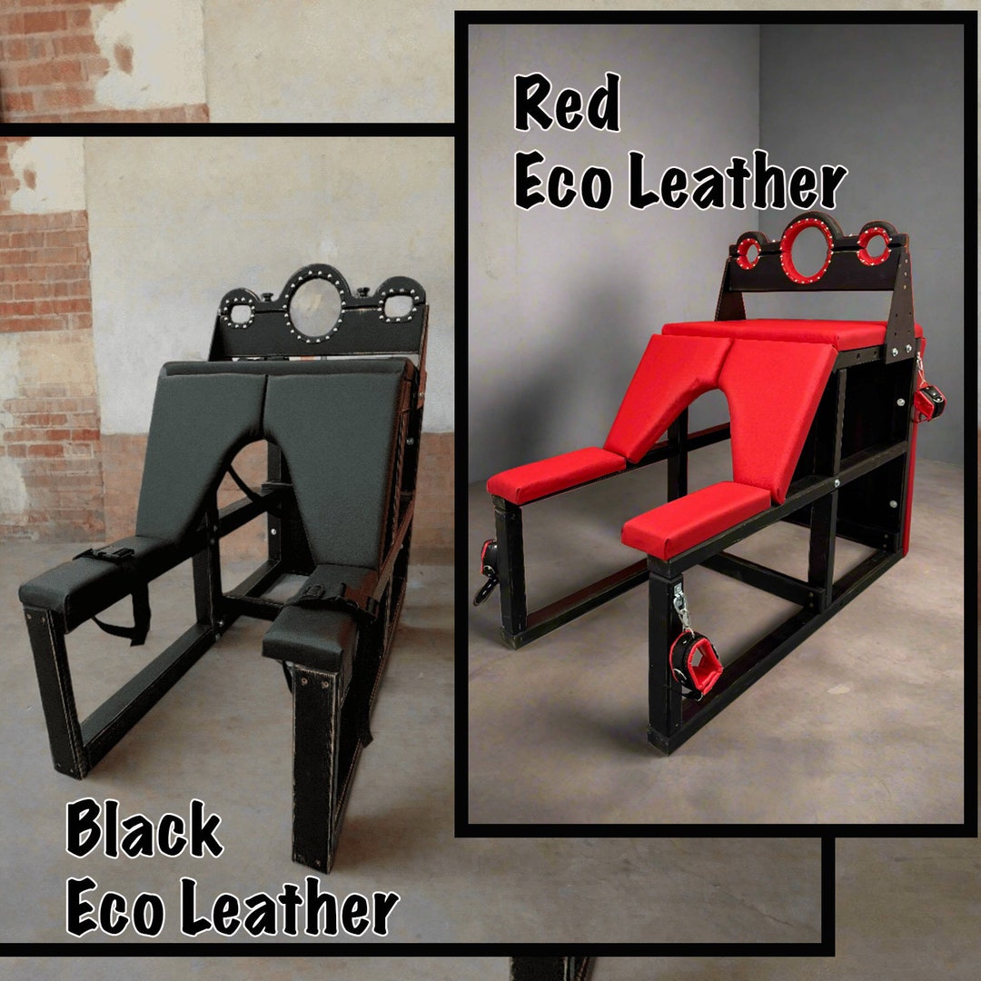 Handcrafted Wooden BDSM Station Discipline Bench for Dungeon Room ...