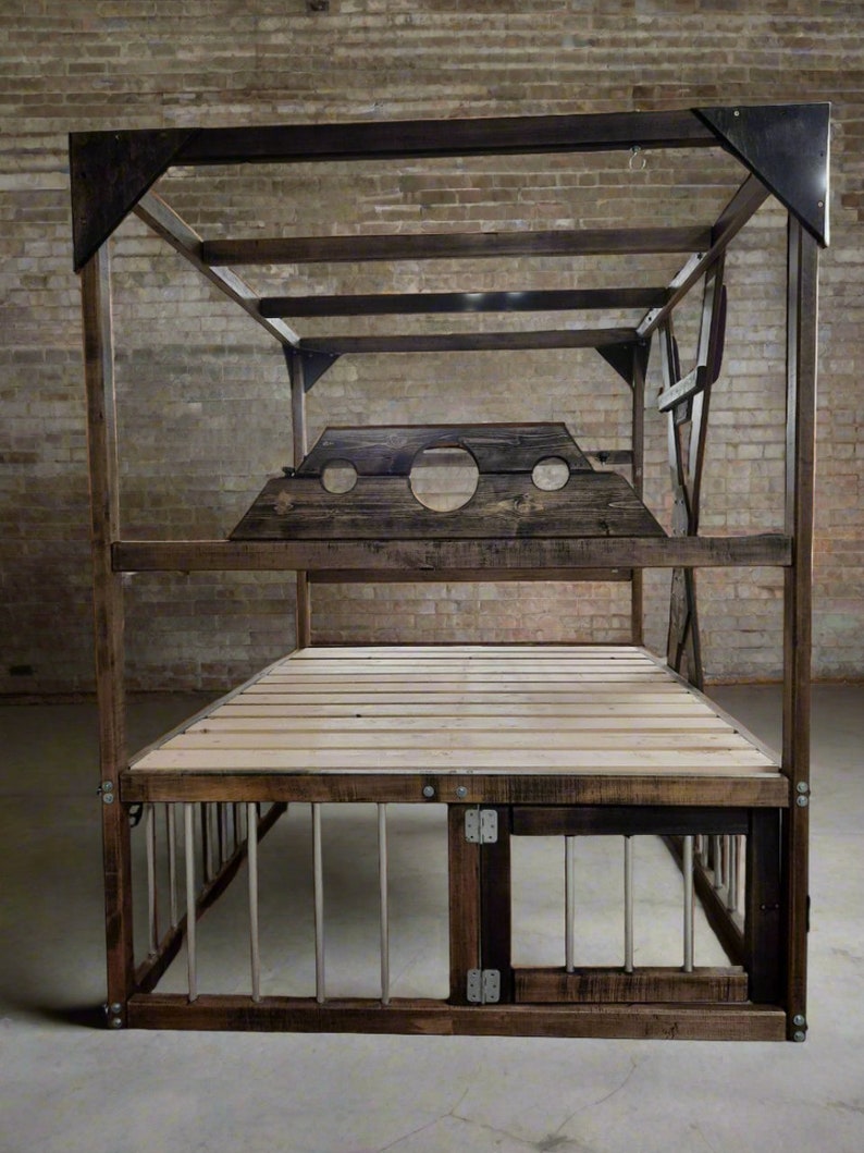 Queen Size BDSM Bed With Removable Cross - Love Pleasures - Etsy