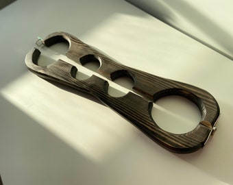 Natural Wood BDSM Shackles Arms to Ankles Bondage for - Etsy