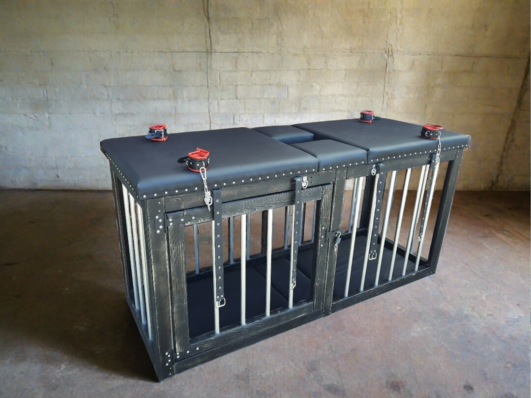 BDSM Furniture Massage Table With Cage 2 in 1 for Adult Games. Sex ...