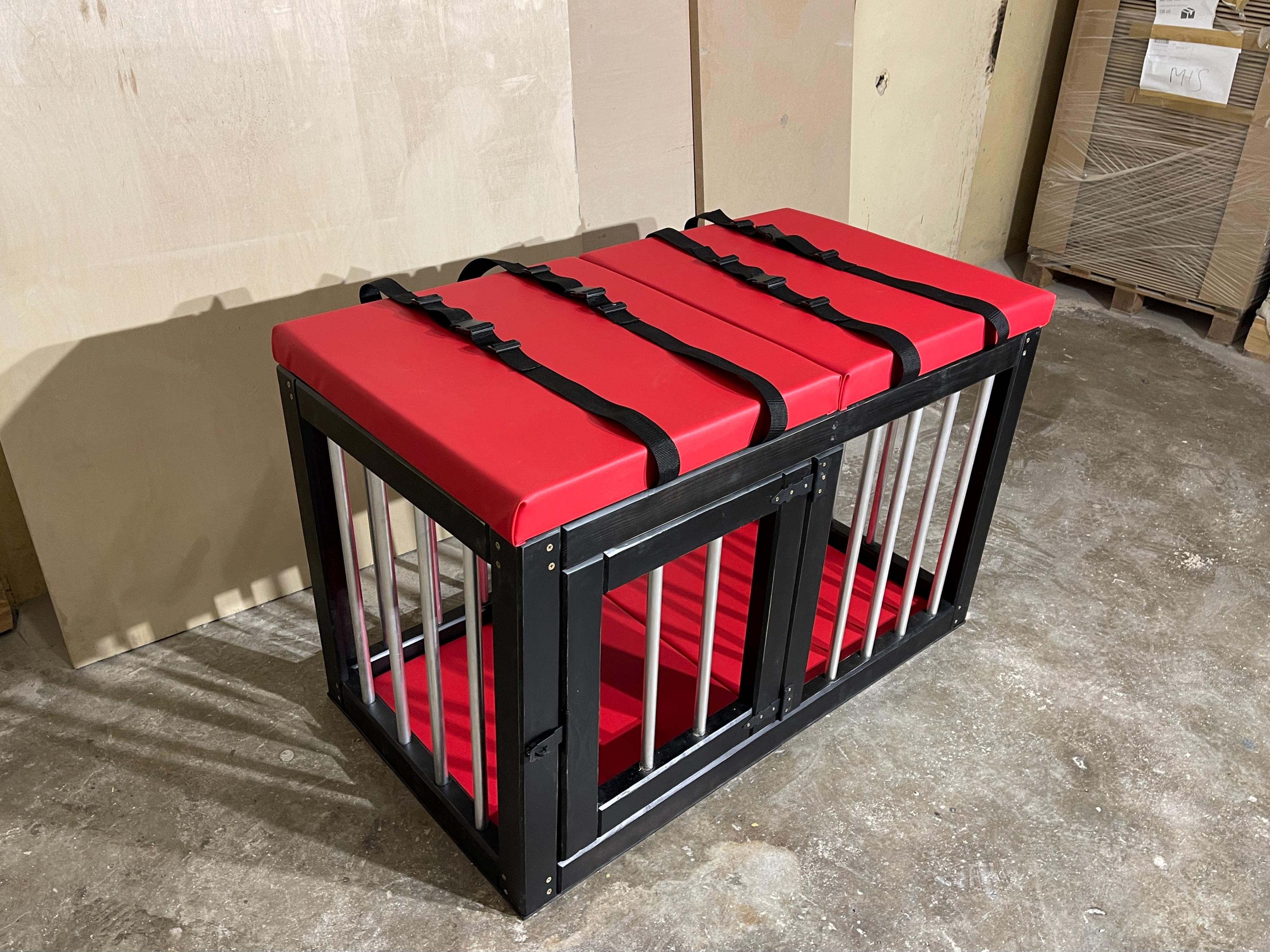 BDSM Cage Table – Wooden Bondage Box With Padded Top | Eco-leather ...