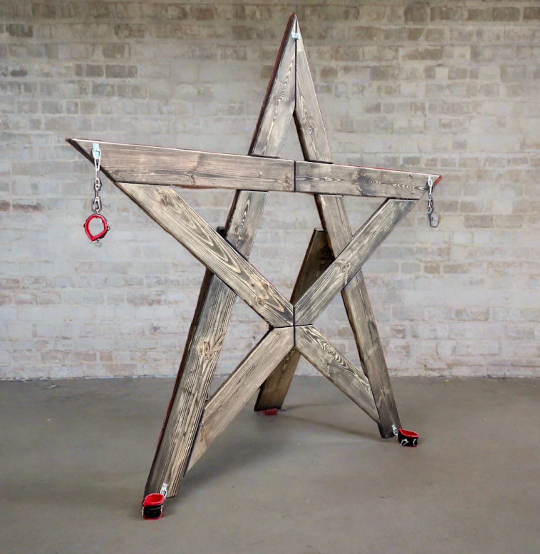 Pentagram Star of Adult Games. BDSM Furniture for Dungeon Playroom - Etsy