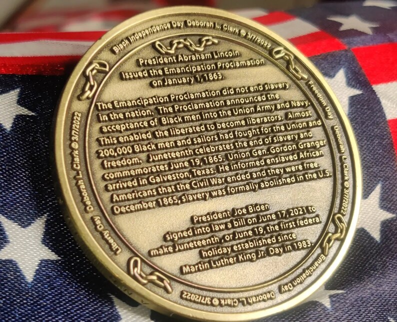 Juneteenth Commemorative Coin - Etsy