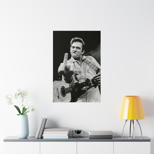 Johnny Cash Poster - Etsy