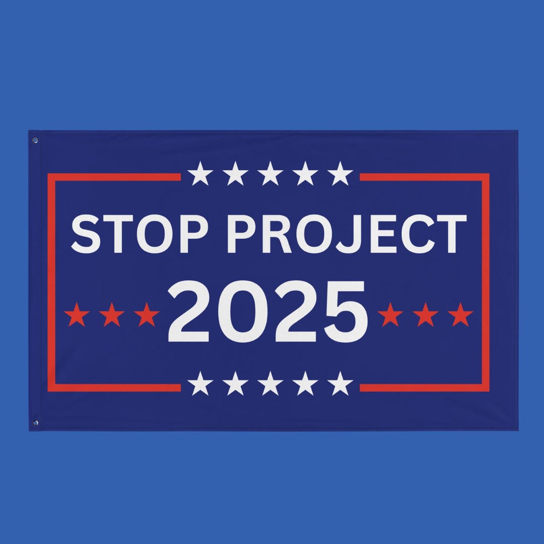 Anti-maga Stop Project 2025 Flag - Etsy