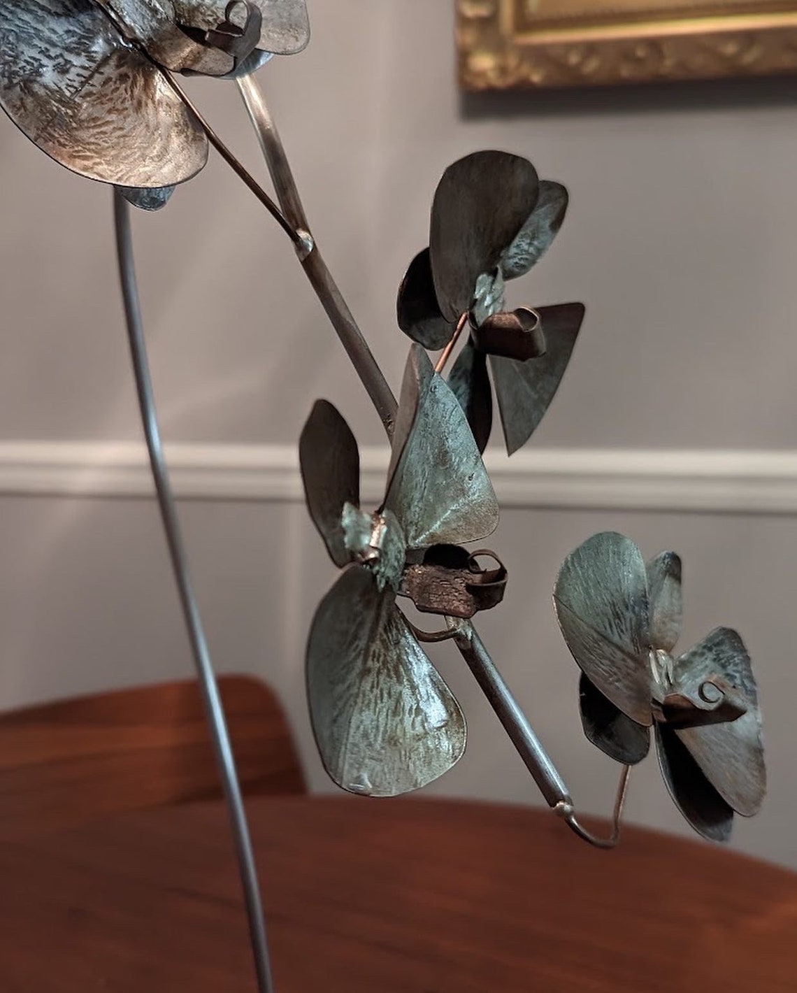 Handmade Metal Sculpture Orchids - Etsy
