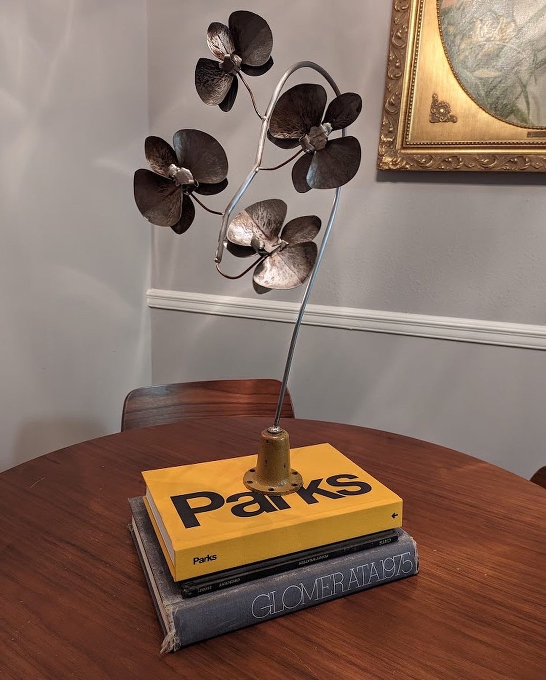 Handmade Metal Sculpture Orchids - Etsy