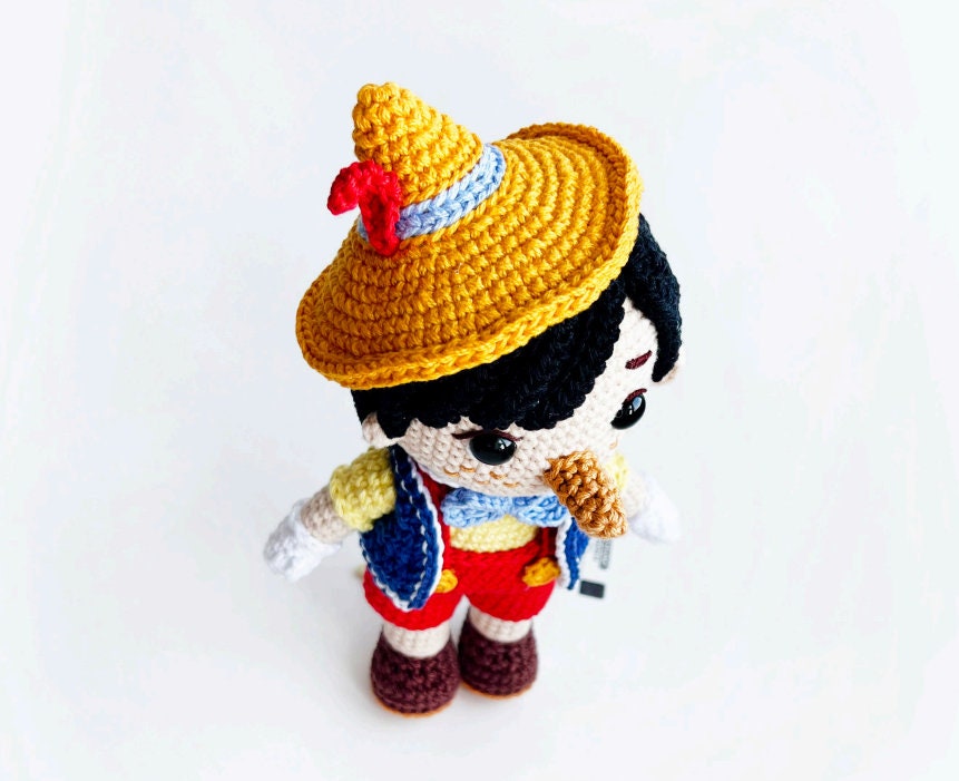 Pinocchio Crochet Amigurumi Pdf Pattern English, German, French ...