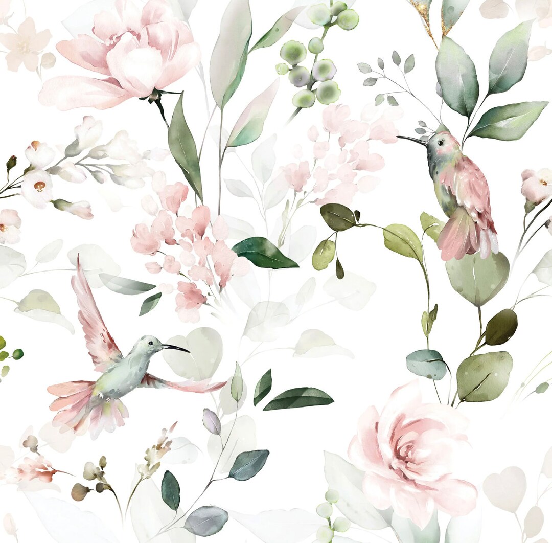 Hummingbirds Wrapping Paper (zero Waste, Mother's Day, Plastic Free ...