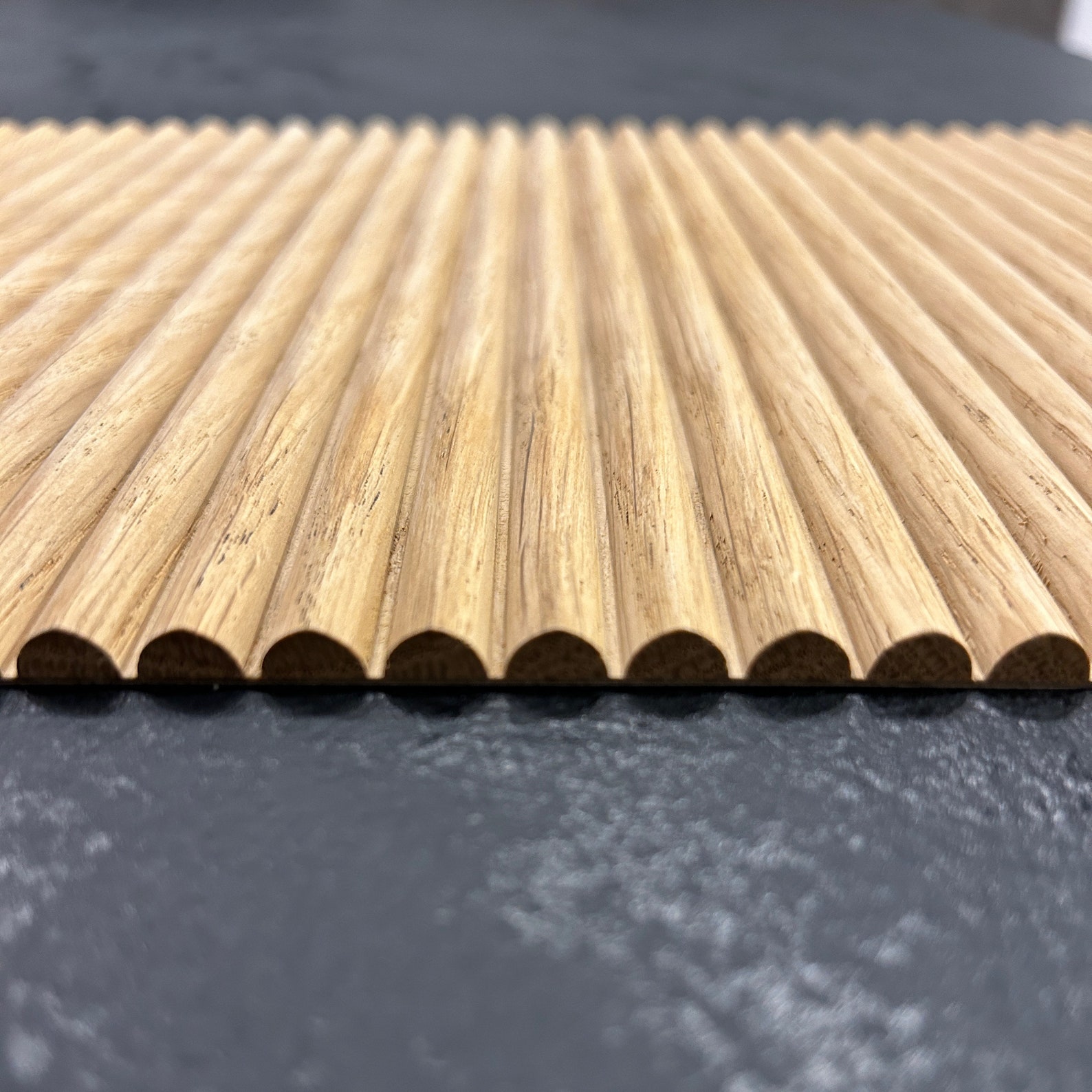 Custom-sized Reeded OAK Overlay Panels Easy Installation Perfect Look ...