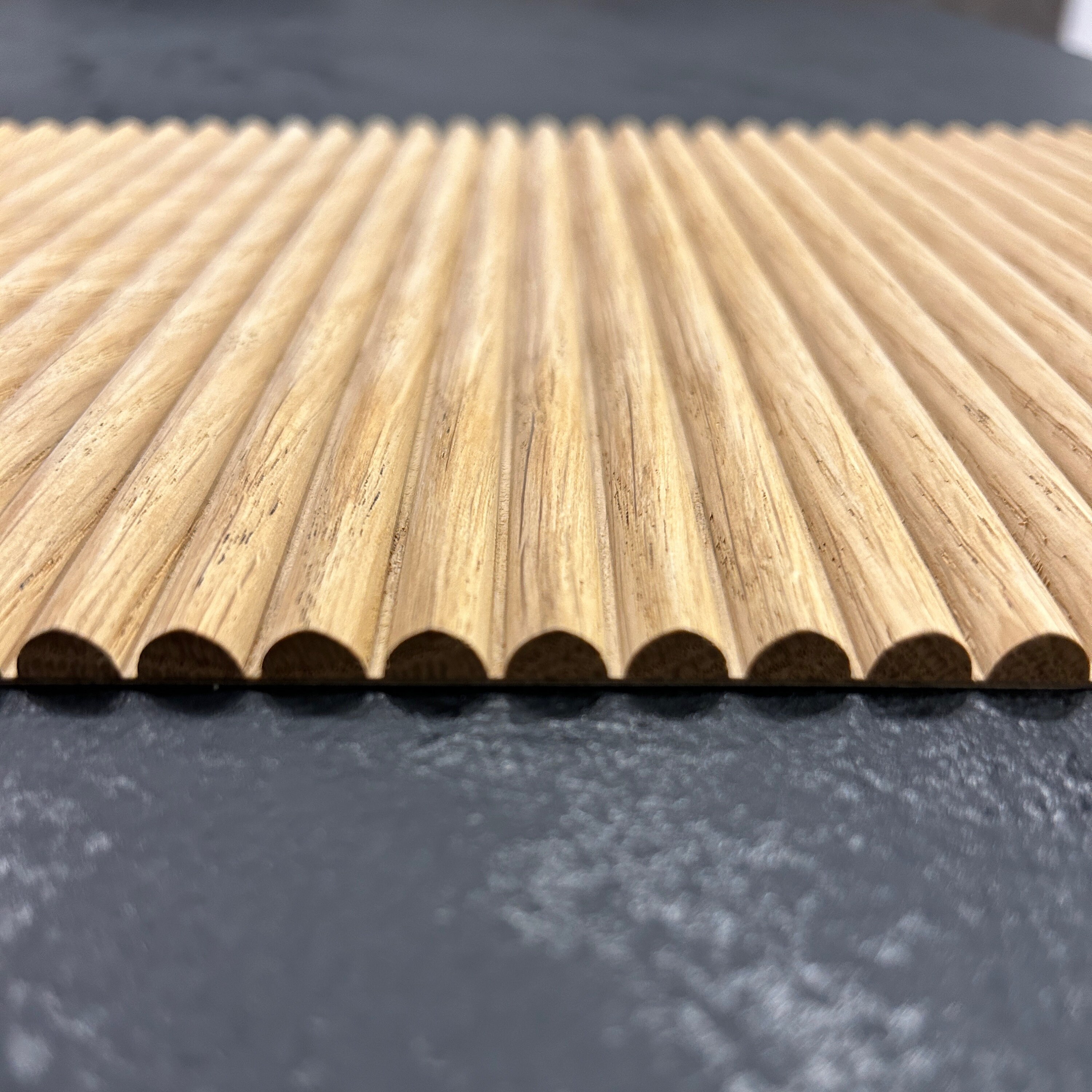 Custom-sized Reeded OAK Overlay Panels Easy Installation Perfect Look ...