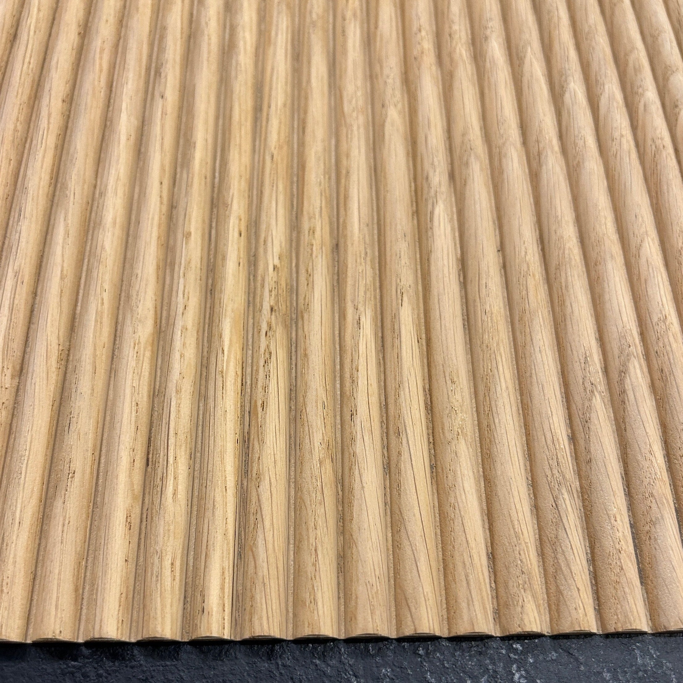 Custom-sized Reeded OAK Overlay Panels Easy Installation Perfect Look ...