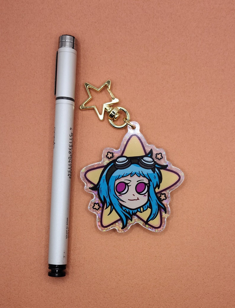 Ramona Flowers double Sided Acrylic Keychain One Side Holographic One ...