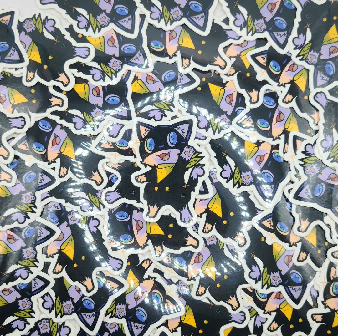 Morgana 2 Glossy Vinyl Sticker Persona 5 Joker - Etsy