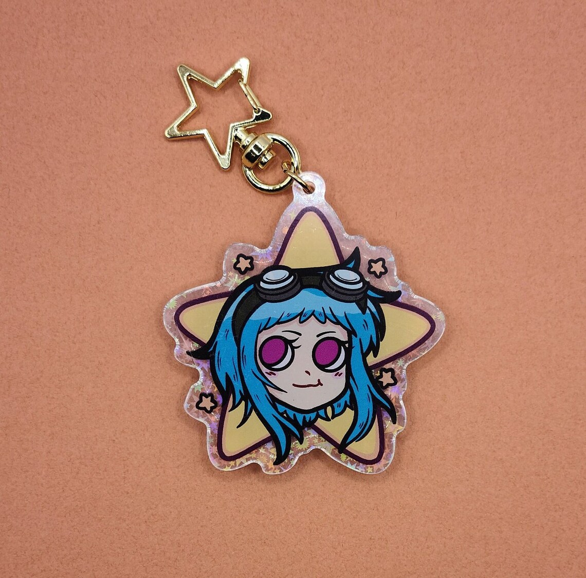 Ramona Flowers double Sided Acrylic Keychain One Side Holographic One ...