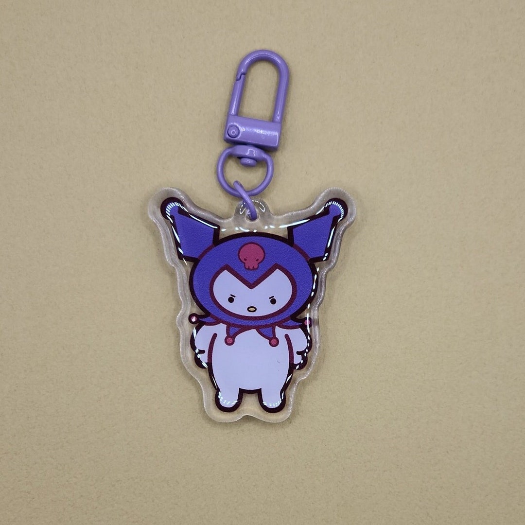 Kawaii Kitty double Sided Acrylic Keychain Anime Kitty Keychain Devil ...