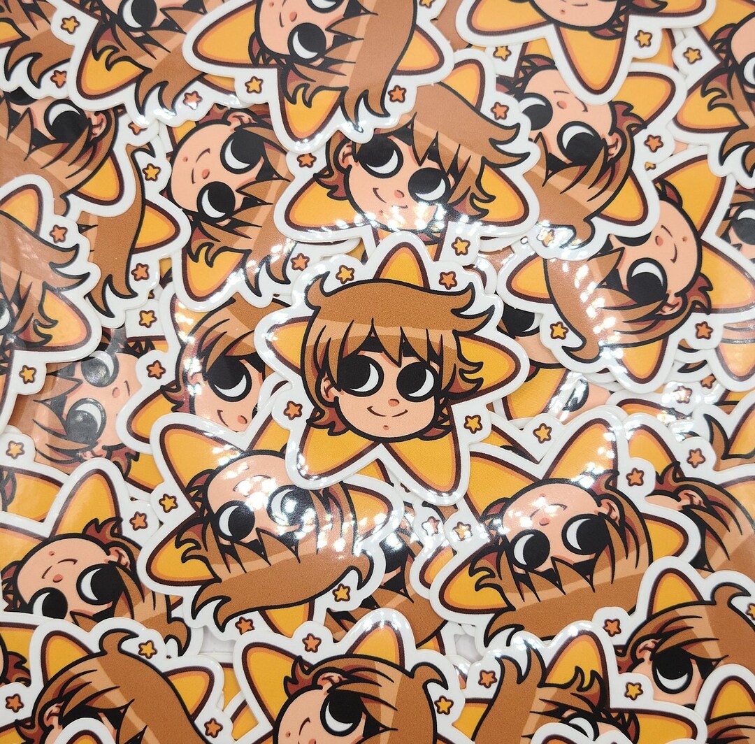 Scott Pilgrim Star Glossy 1.9 X 1.9 Vinyl Sticker Scott Pilgrim Vs. the ...
