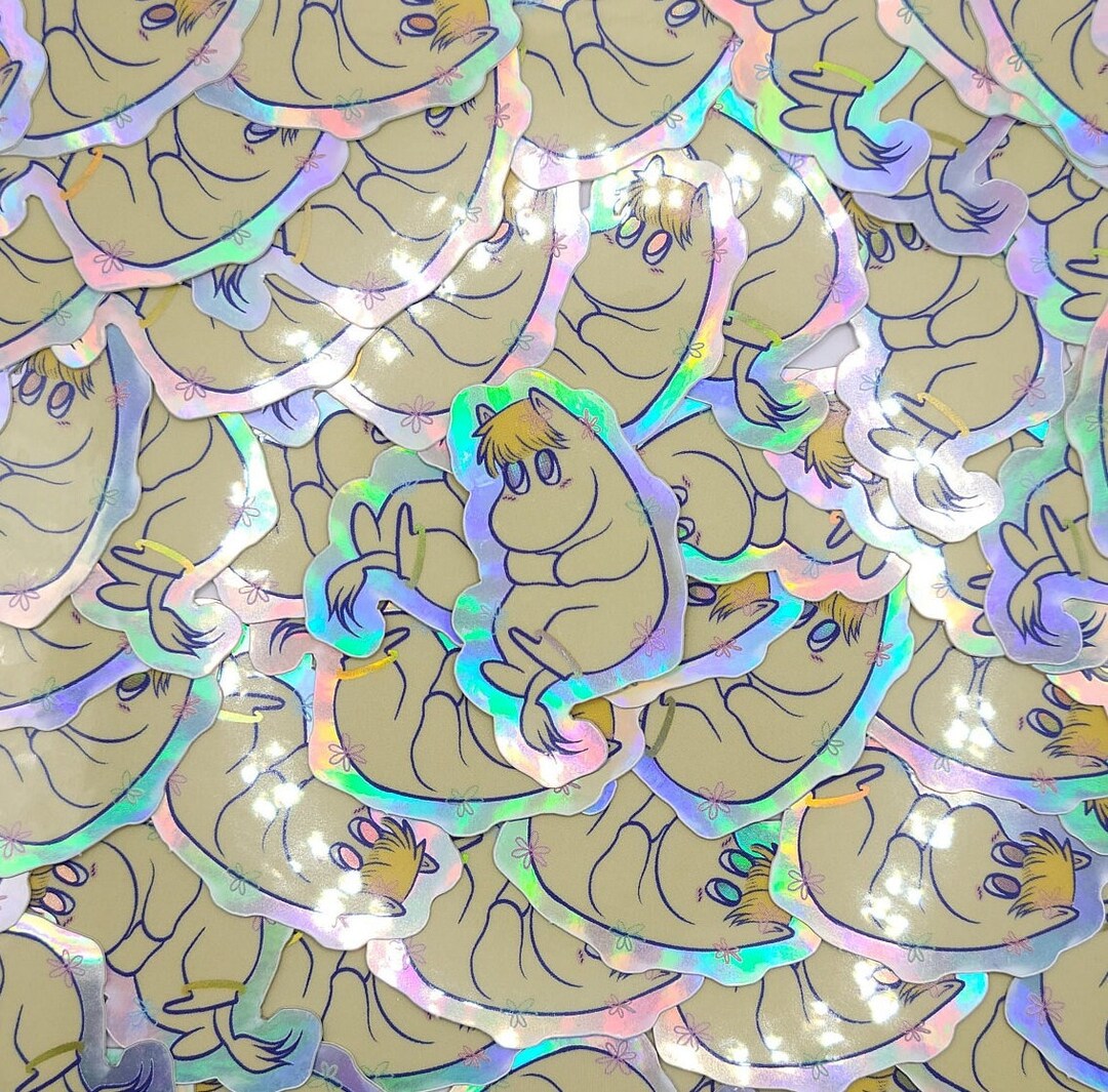 Snork Maiden 1 X 1.6 Holographic/glossy Vinyl Sticker Moomin Valley - Etsy