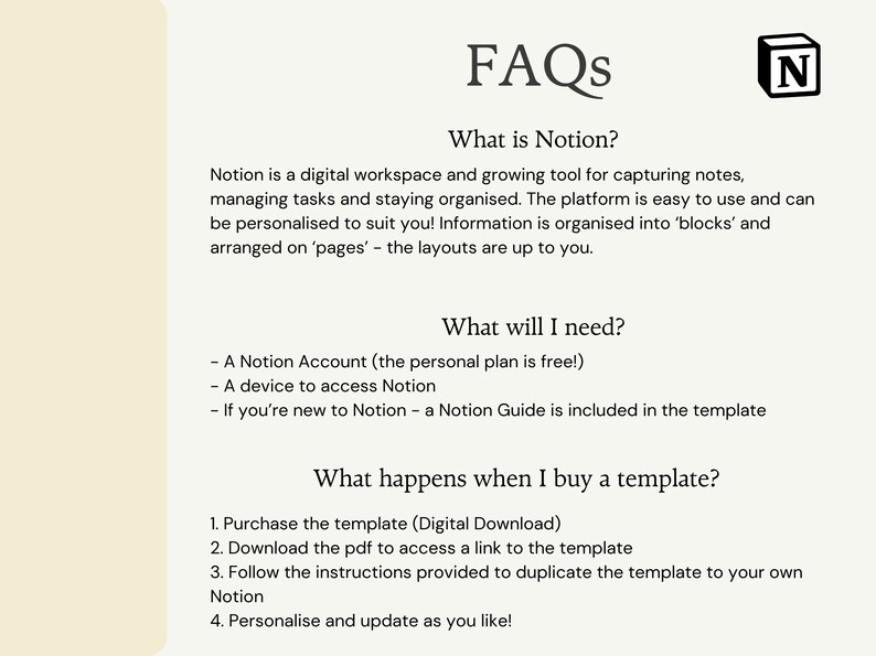 GCSE Student Notion Template Academic Planner, School Organiser ...