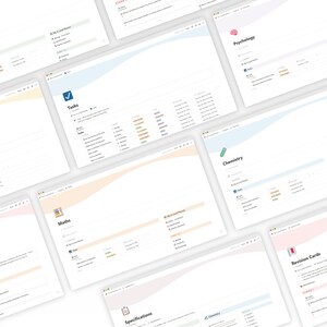 University Student Notion Template Academic Planner, Uni Organiser, Productivity Tool, Digital ...
