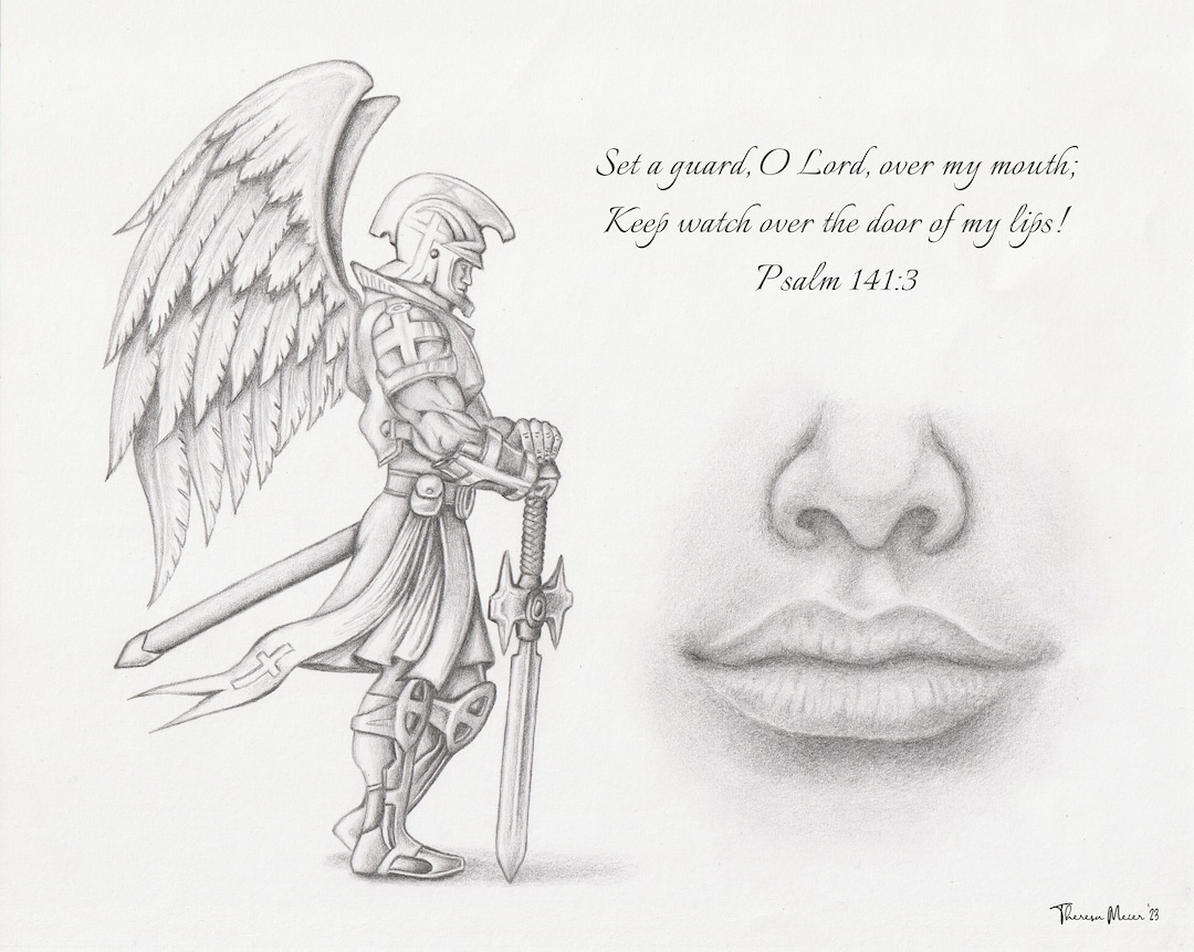 Psalm 141:3 Set a Guard, O Lord, Over My Mouth; Watch Over the Door of ...