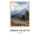 Printable Wilderness Landscape Scenery With Mountains, Trees, and a ...