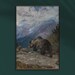 Printable Wilderness Landscape Scenery With Mountains, Trees, and a ...