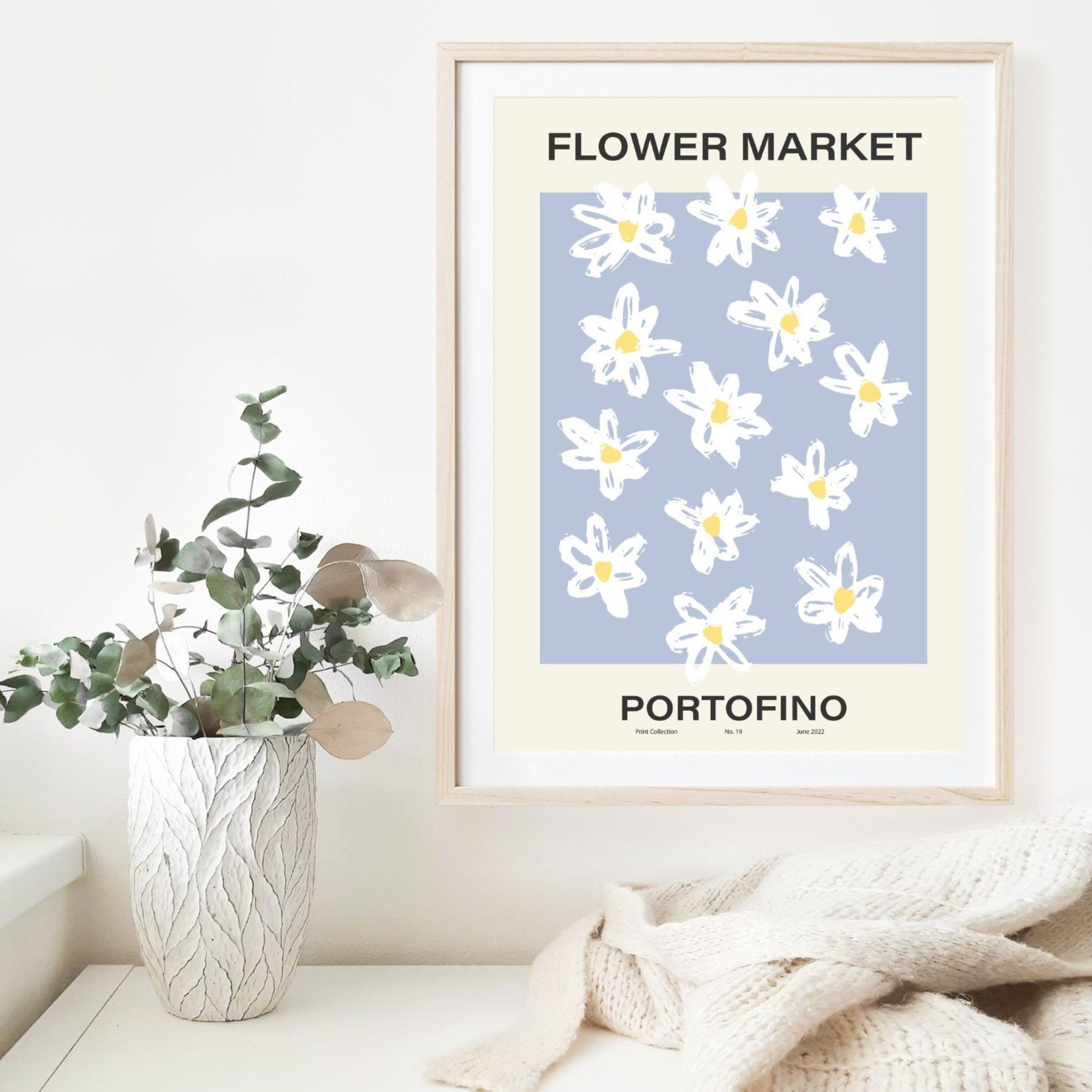 Set of 3 Flower Market Prints, Printable Wall Art, Flower Market ...