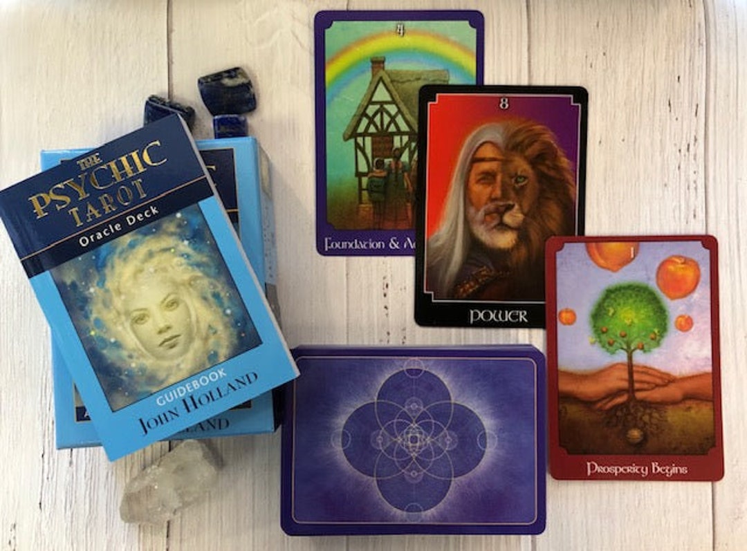 Psychic Tarot Oracle Deck And Guidebook Etsy
