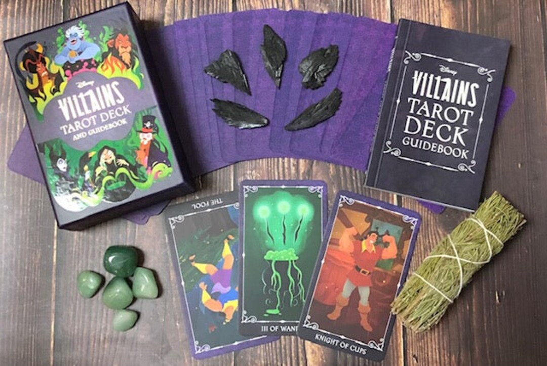 Disney Villains Tarot Deck and Guidebook - Etsy