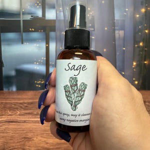 Smudge White Sage - Spiritual Cleansing Spray - Etsy
