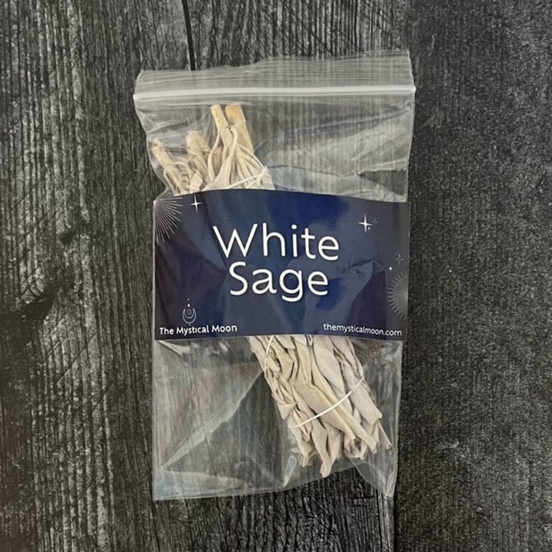 Cleansing White Sage Wand - Perfect for Smudging Rooms, Crystals, and ...