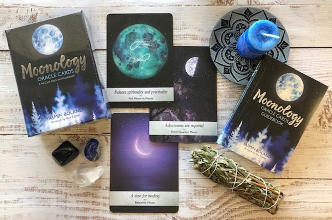 Moonology Oracle Deck And Guidebook Etsy