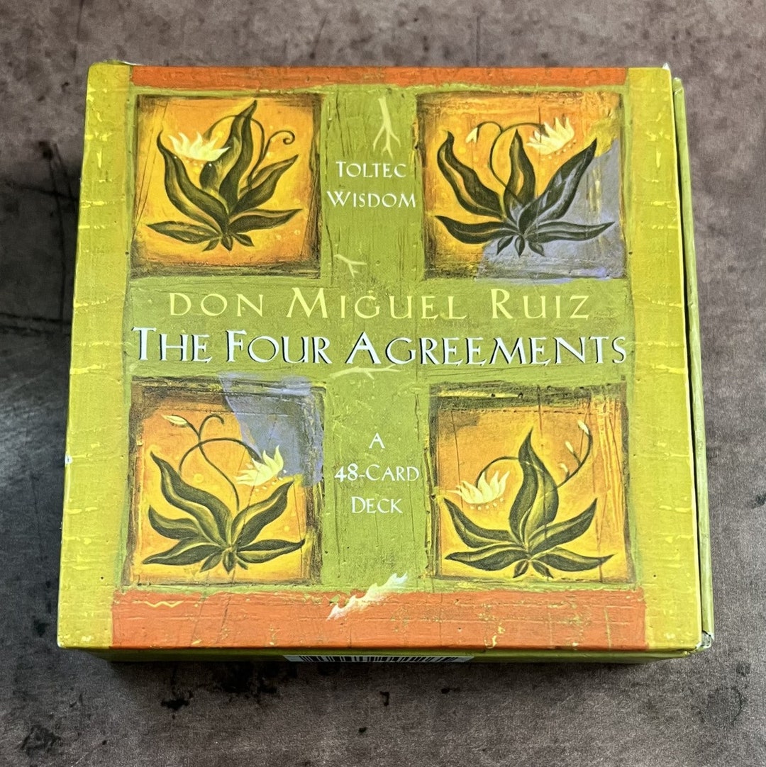 Four Agreements Cards Oracle Deck and Booklet - Etsy