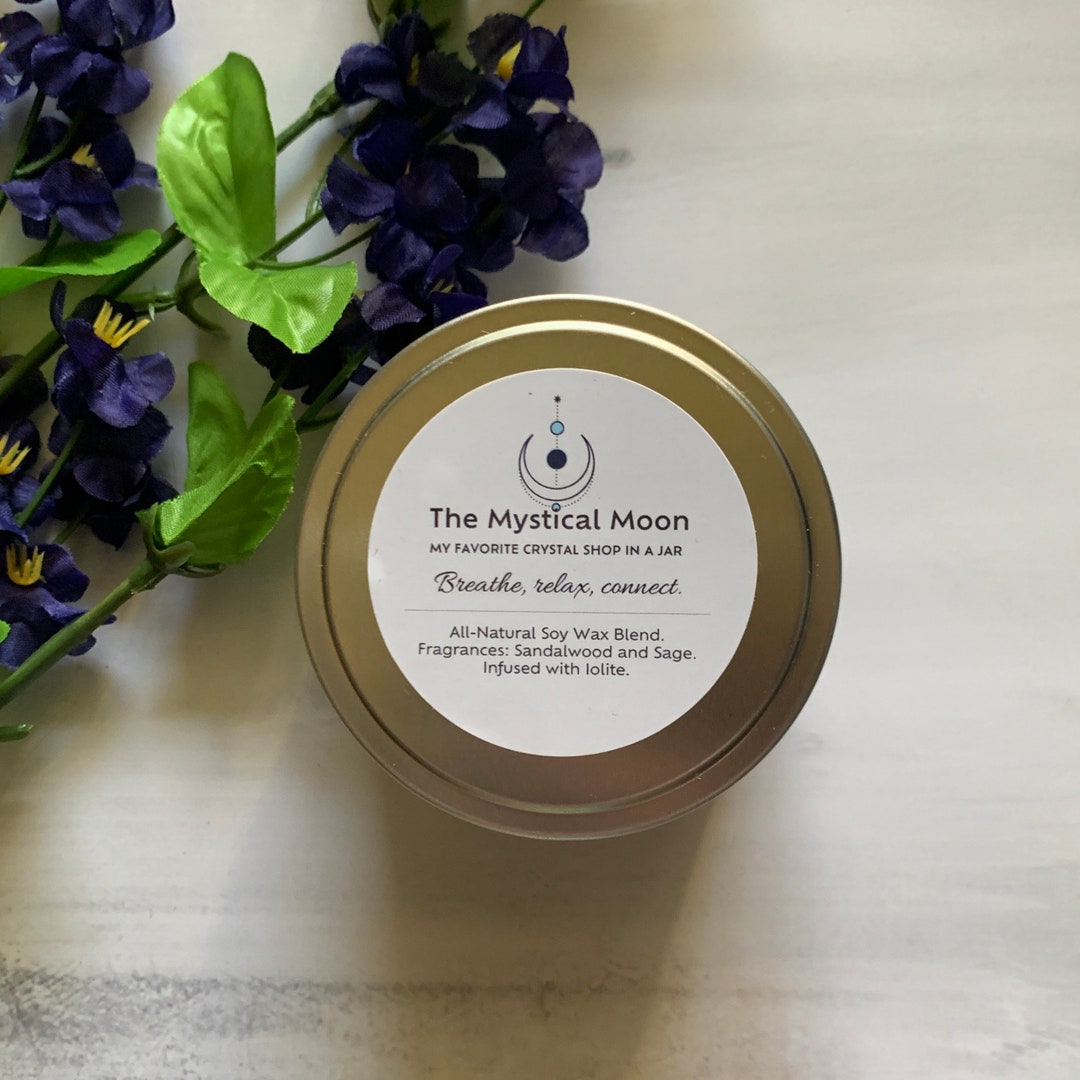 The Mystical Moon My Favorite Crystal Shop Travel Tin Candle - Etsy