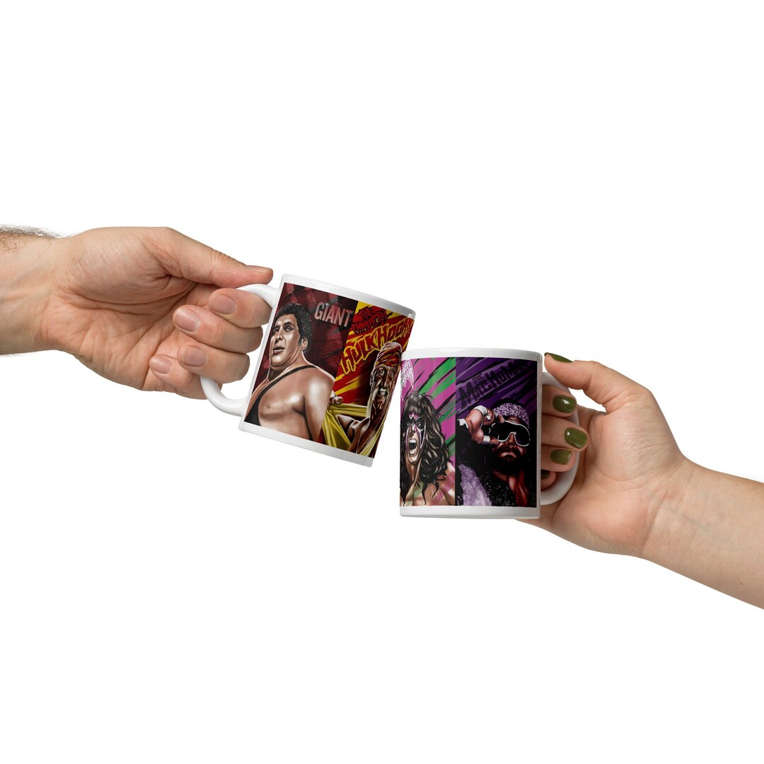 Wrestling Legends Mug - Limited Stock - Andre the Giant | Hulk Hogan ...