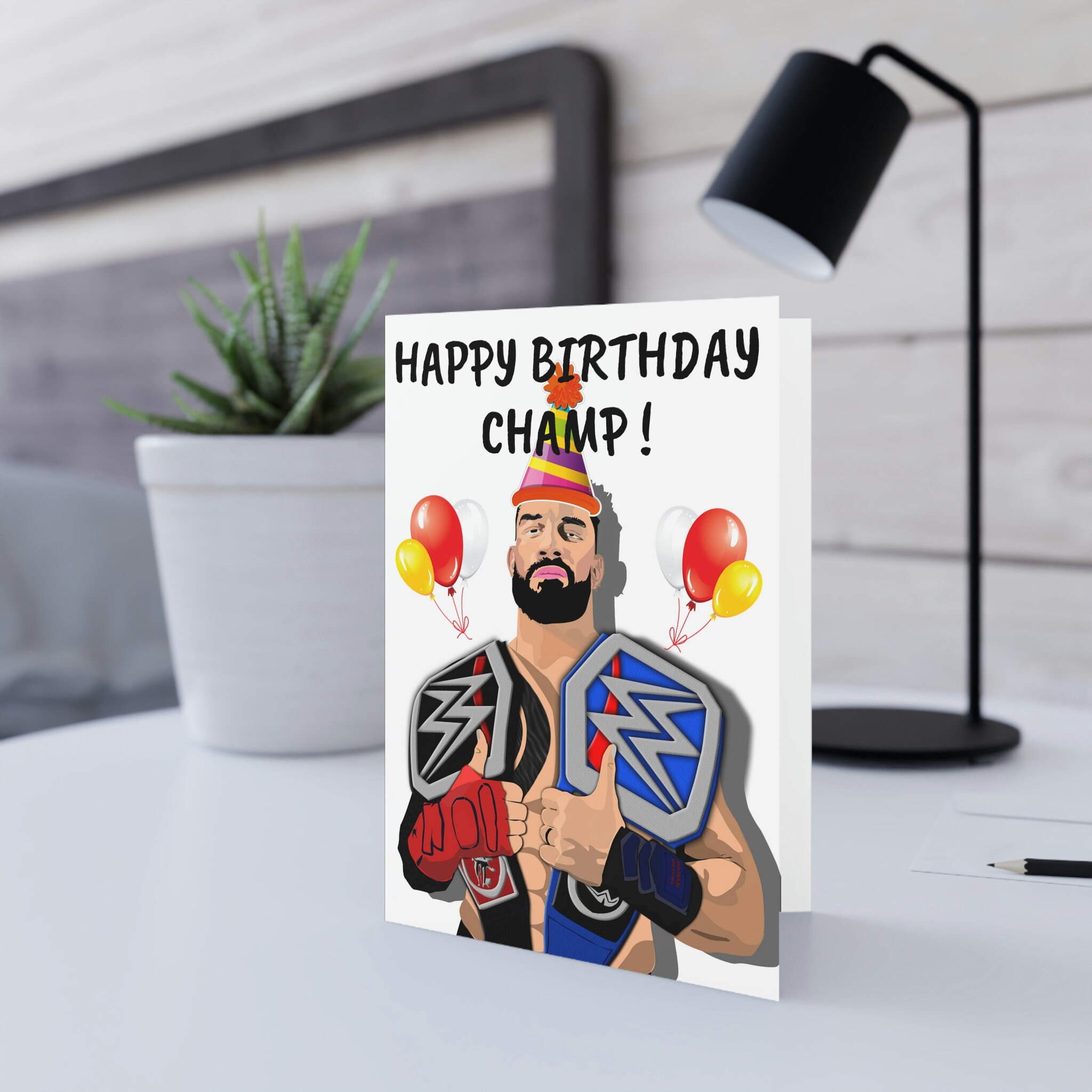 Roman Reigns Birthday Card SALE Buy It NOW Wrestling - Etsy Australia