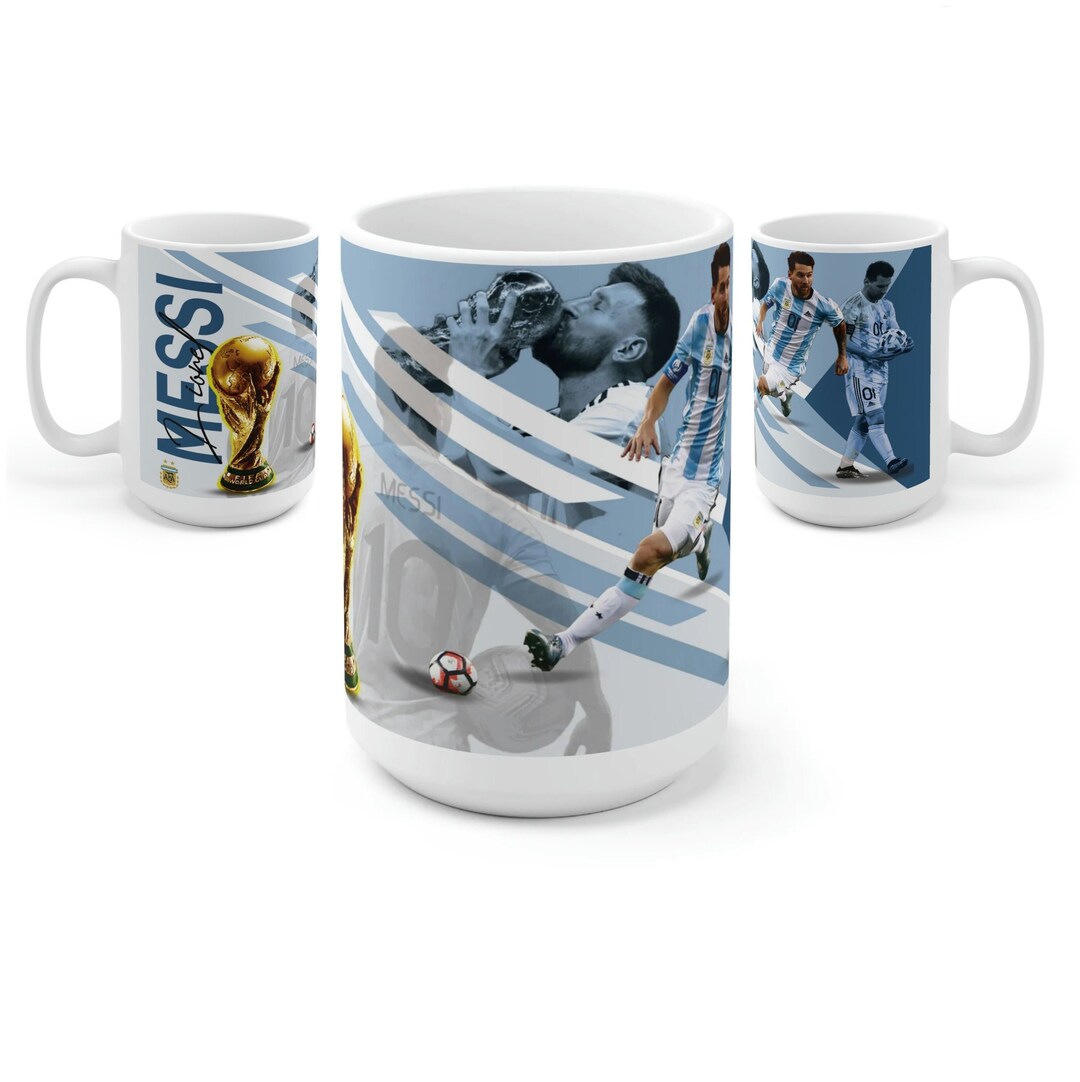 Lionel Messi World Cup Champion Mug 2022 15oz High Quality Detailed ...