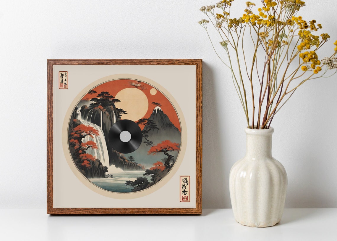 Wall Art for Men Japanese Art for Men Gift for Him Vintage Art Decor ...