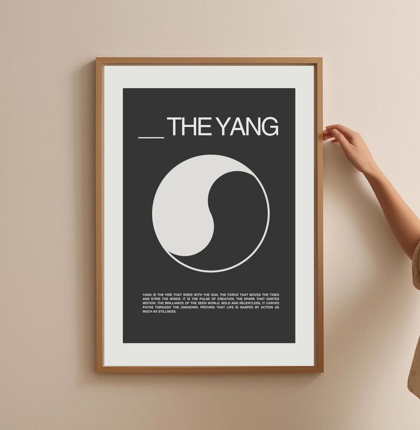 Yin and Yang Print Set of 2 Spiritual Art Meditation Art Yin Yang ...